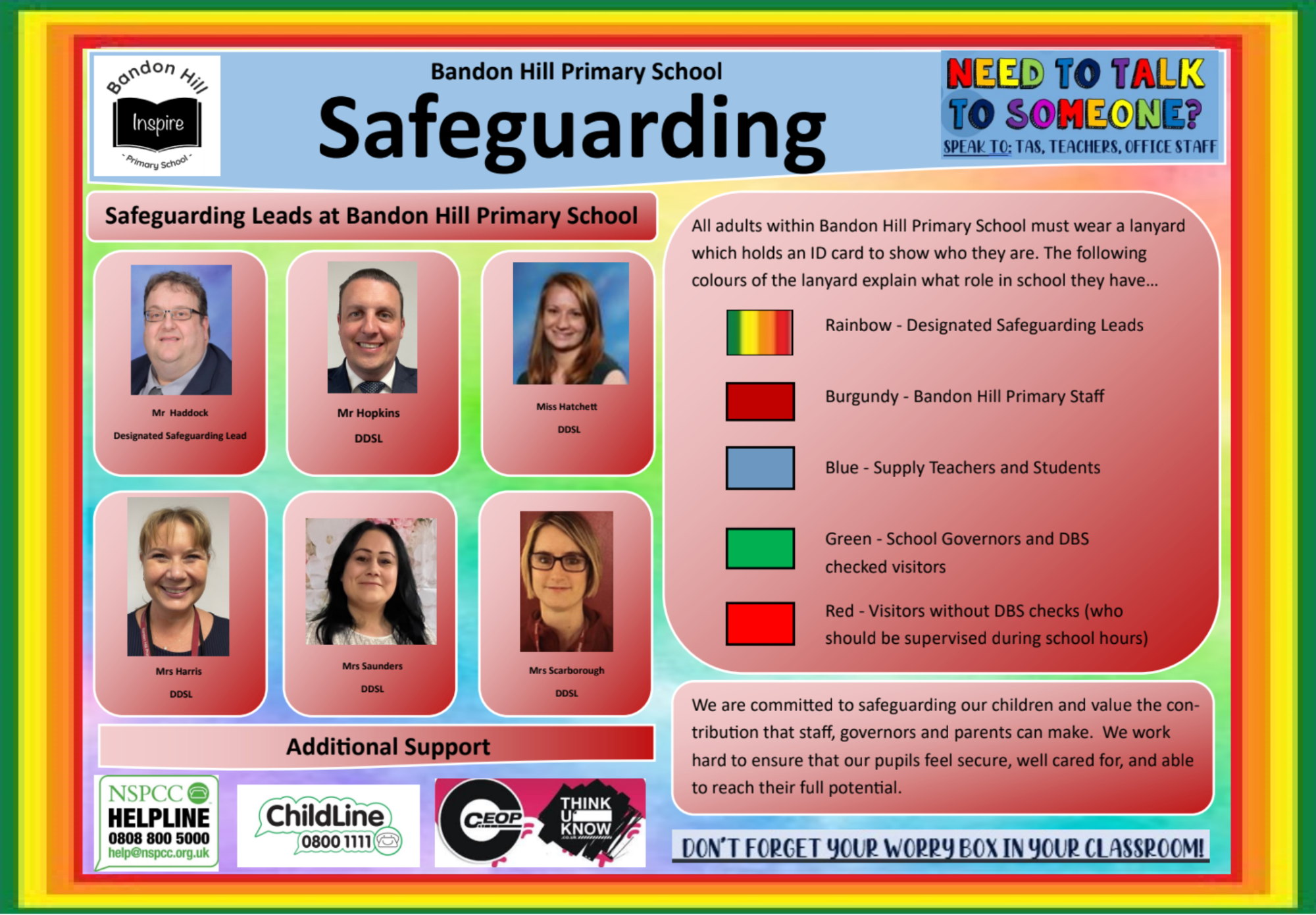 Bandon Hill Primary School - Safeguarding